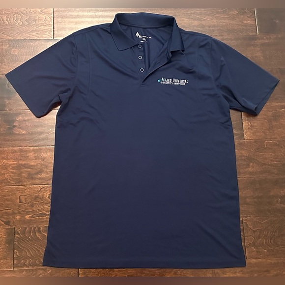 Shirts | Mens Allied Universal Security Services Blue Performance Polo ...